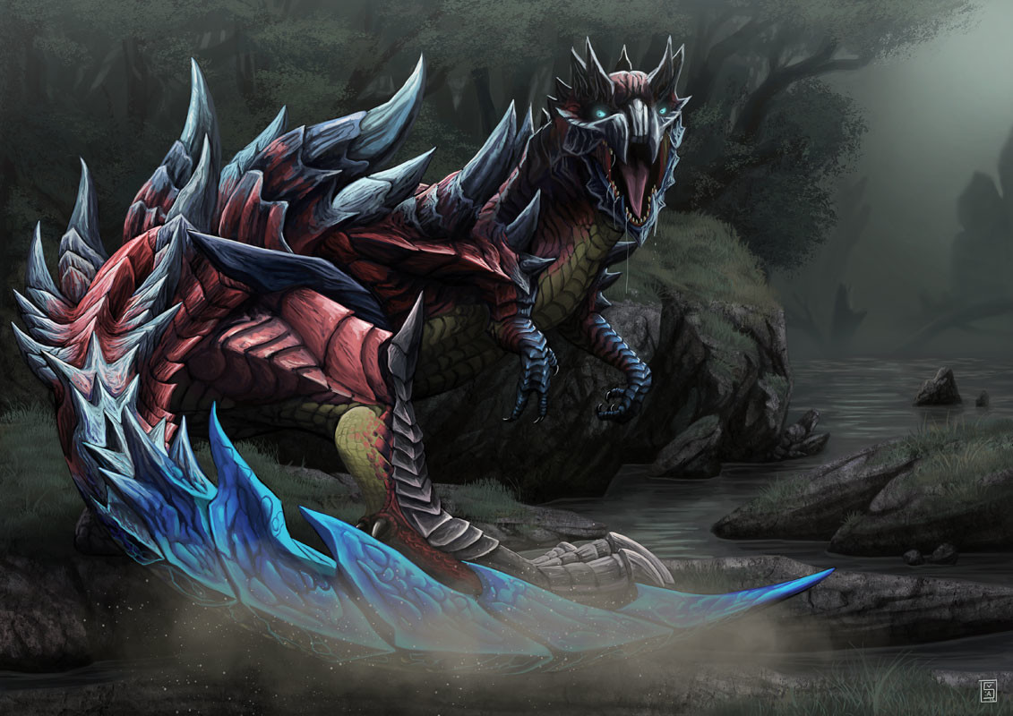 Direto de Monster Hunter, conheça Glavenus, a lâmina jurássica - GameBlast