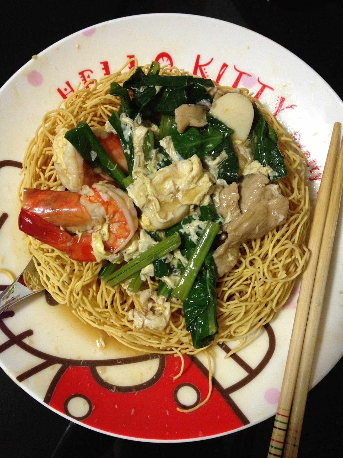 My Time in the Kitchen: Zi Char Style Noodle - Sheng Mian