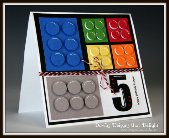 Dawns Designs that Delight: Lego Card