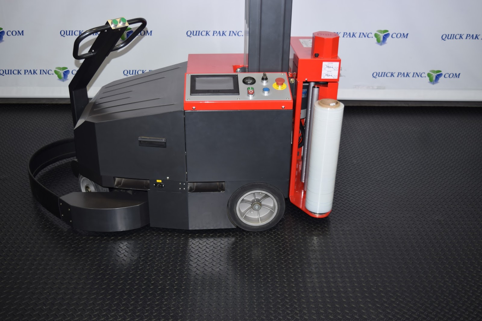 Robot Self Propelled Stretch Pallet Wrapper