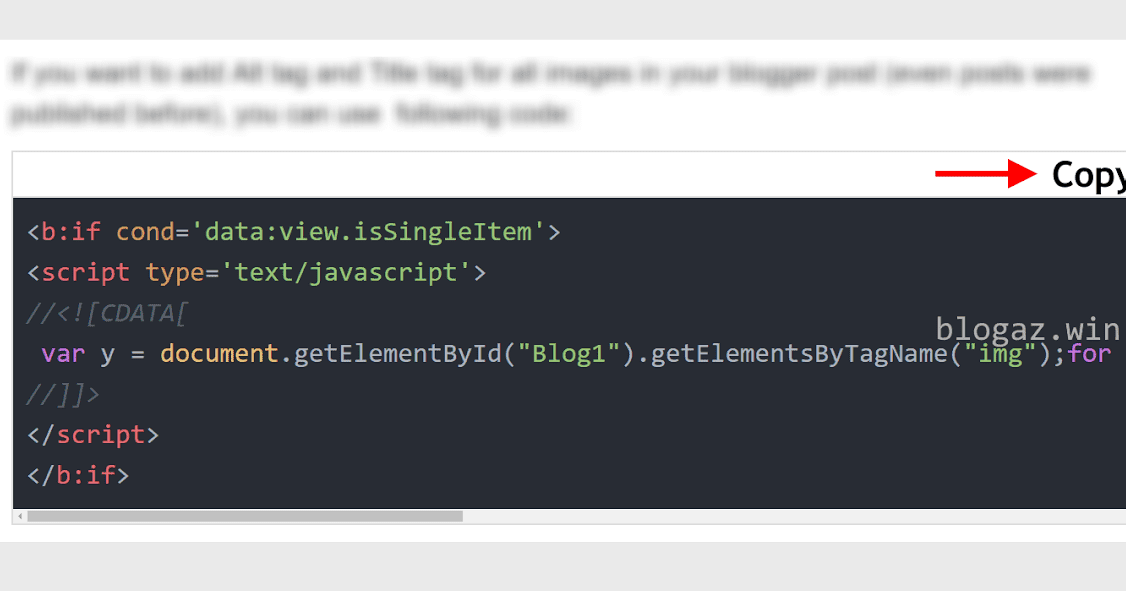 Copy code from a code box to Clipboard with a button just using ...