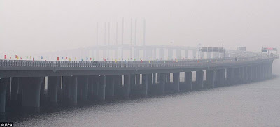 Qingdao Jiaozhou Bay bridge longest bridge ever in china