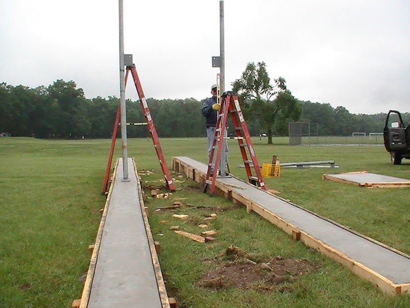 chuckslife: Zip Line Dismount Platform Construction