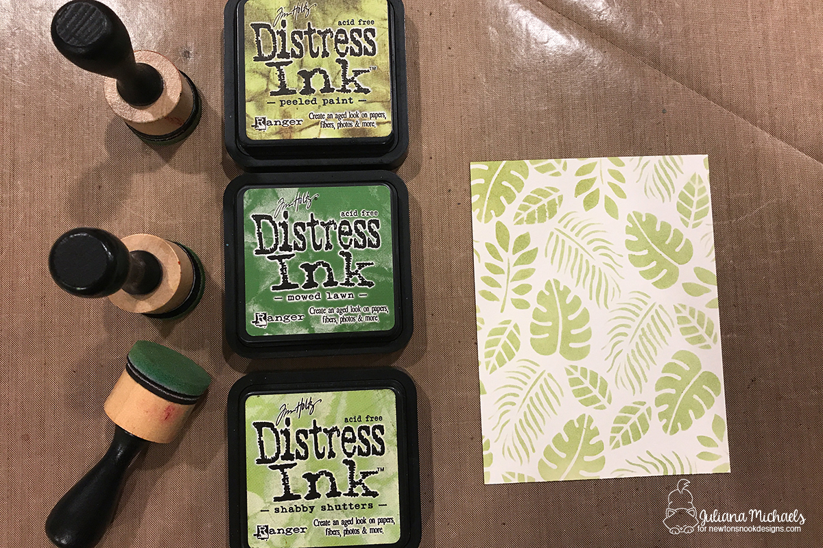 Stenciled Backgrounds 3 Ways - 17turtles Juliana Michaels