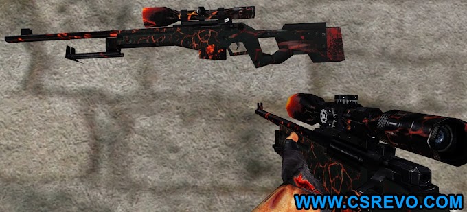 Skin AWP - Fire - HD CS 1.6 - CS Revo!