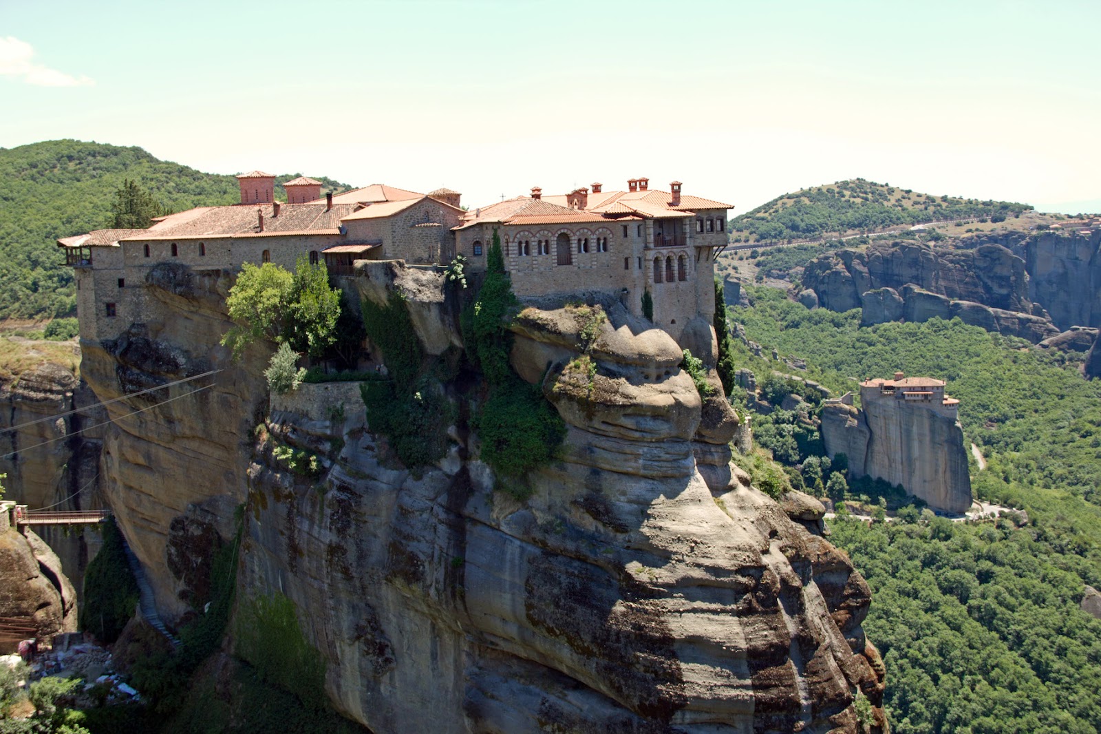 Exploring the World in 'Blue Velvet of Sark': Meteora Varlaam Monastery