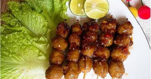 Resep dan Cara Membuat Sate Bakso Goreng Pedas Enak Banget - County Food