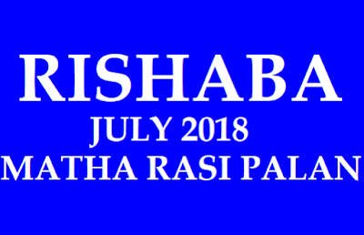 Rishaba Rasi Palan Today