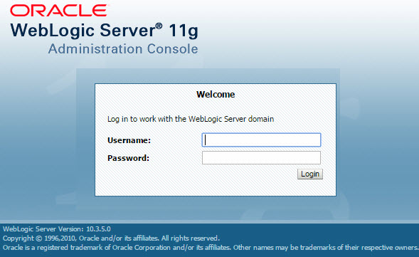 Discover BI: Find version of Weblogic Server