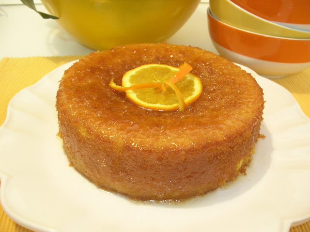 Nuvola Glacé / Mary: Pastel borracho de naranja