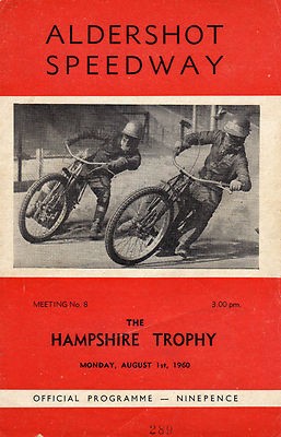 Speedway Archive: Aldershot Shots Programme Gallery