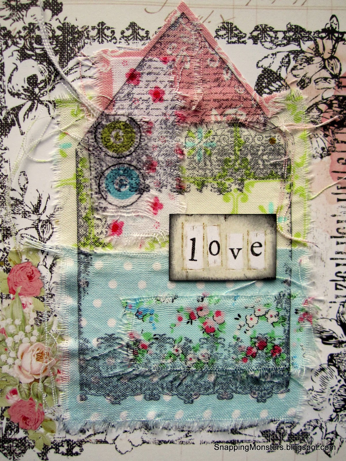 Snapping Monsters: My Other Creations: A Loving Home Collage