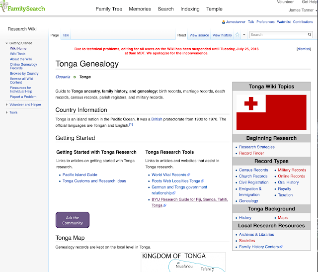 Genealogy's Star: Taking a Look at Tongan Genealogy