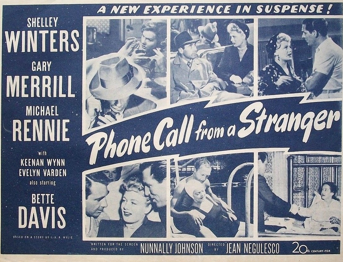 Another Old Movie Blog: Phone Call from a Stranger (1952)