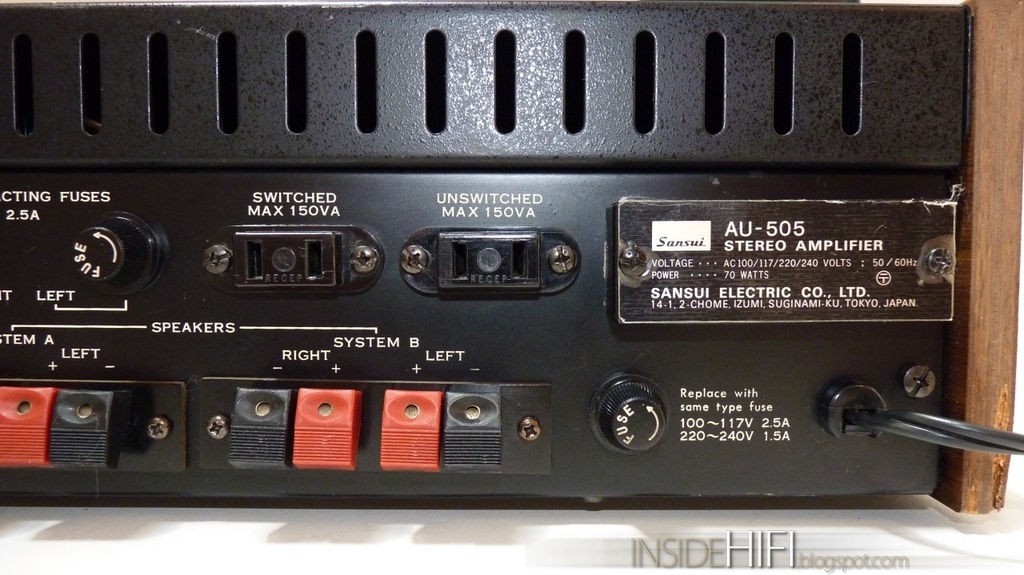 Inside Hi-Fi: Sansui AU-505