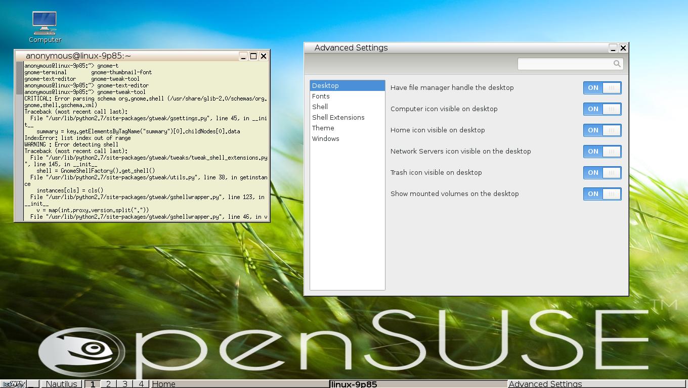 Ultra Random Thoughts: IceWM on openSUSE 12.1