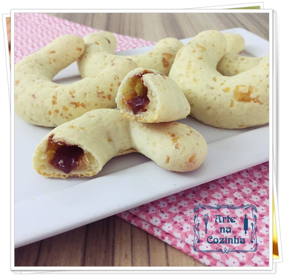 Arte na Cozinha: Chipa de queijo com goiabada