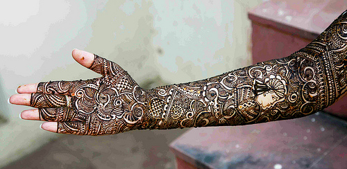 Beautiful Girls Photos And Fashion World Updates: Full Arm Mehndi designs