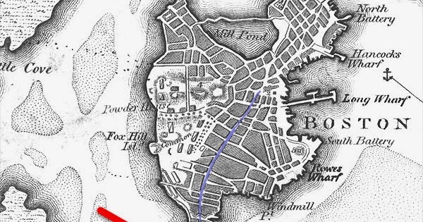 Fred Langa: Exploring Boston: Mapping the lost 'Boston Neck'