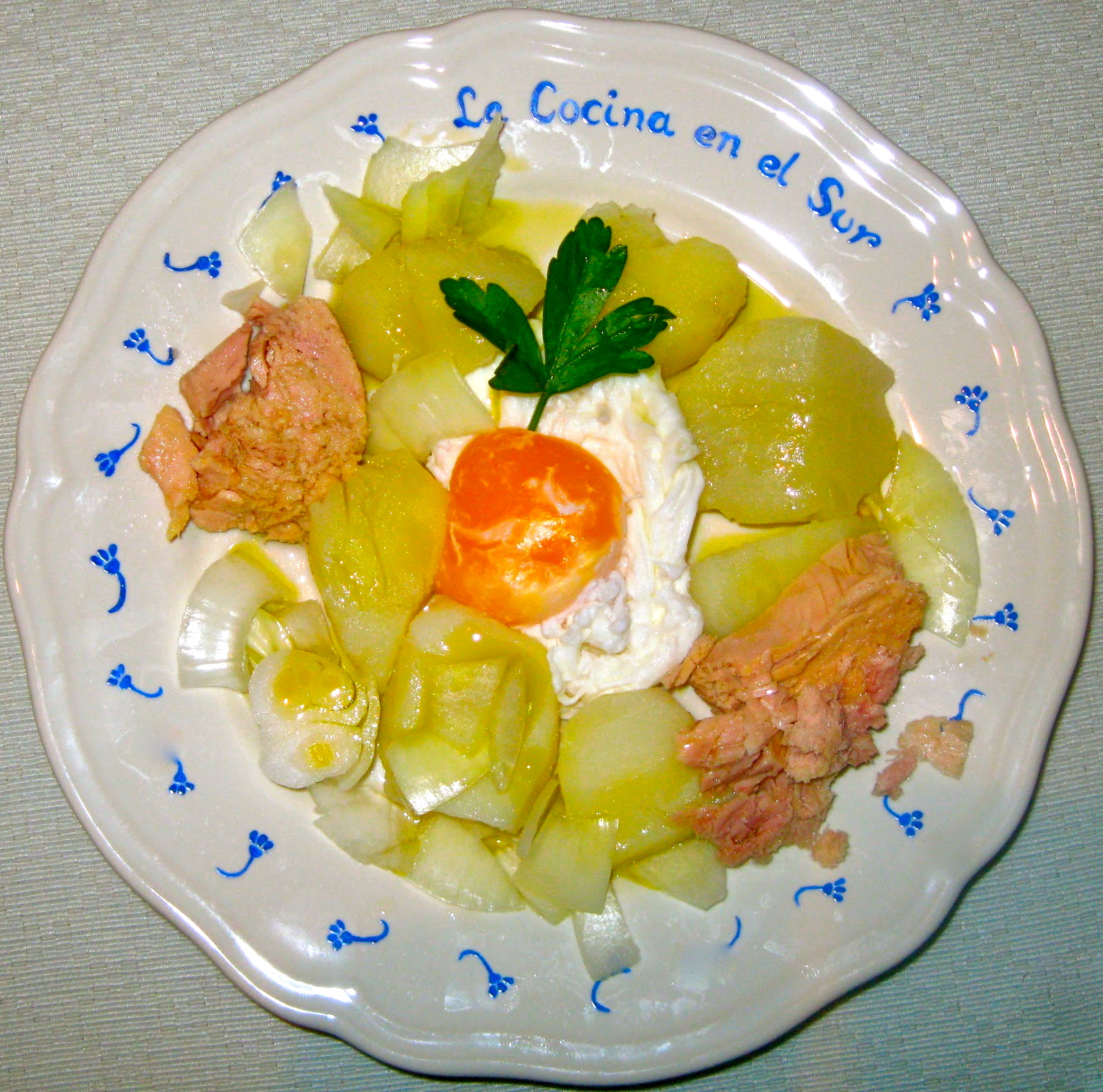 LA COCINA EN EL SUR: PAPAS CON HUEVO POCHÉ