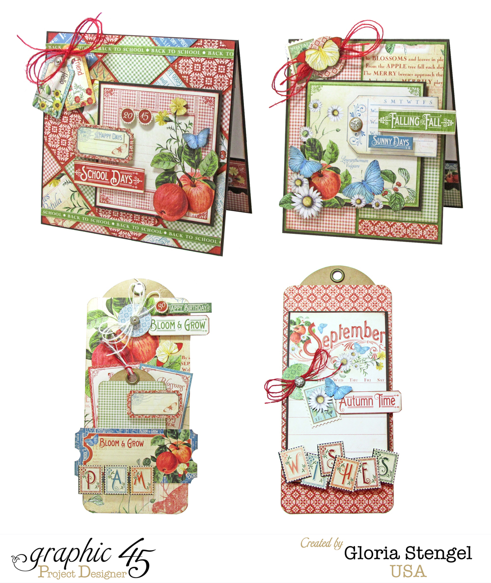 Scraps of Life: Graphic 45 - September Time to Flourish Project Sheet