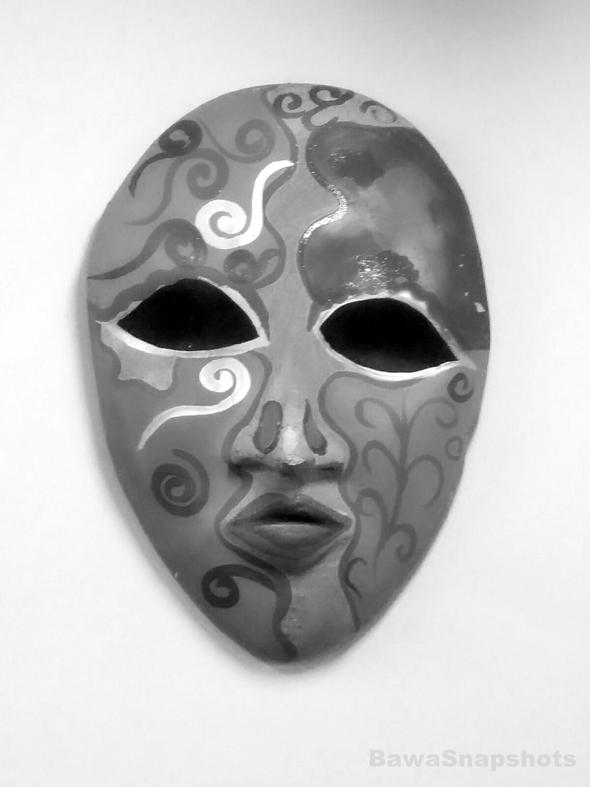 3D Face Art On Paper