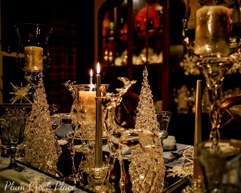 Plum Creek Place: Winterland Snowflakes and Ice Birthday Tablescape