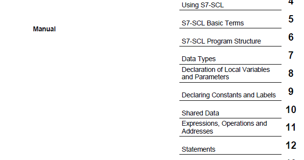 Siemens S7 Programming: S7-SCL for S7-300 and S7-400 - manual