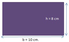 Perimetros y Areas: Área del rectángulo
