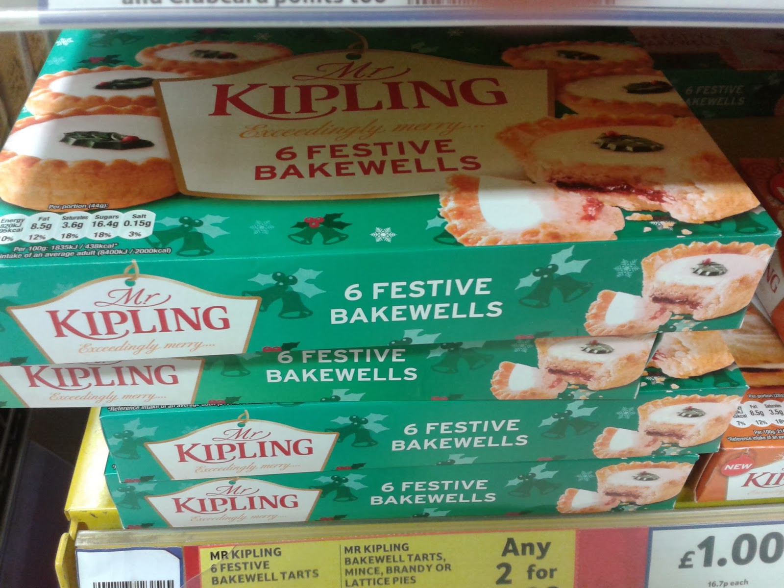 Spotted in Shops Xmas Edition! - Lindor Dark Orange, Mr Kipling Winter ...