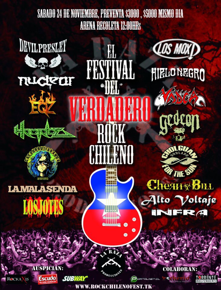 PUROCHILE: El Festival Del Verdadero Rock Chileno