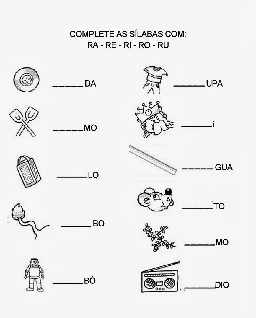 colégio rio coc: Dever para o 1°Ano Professora Dany