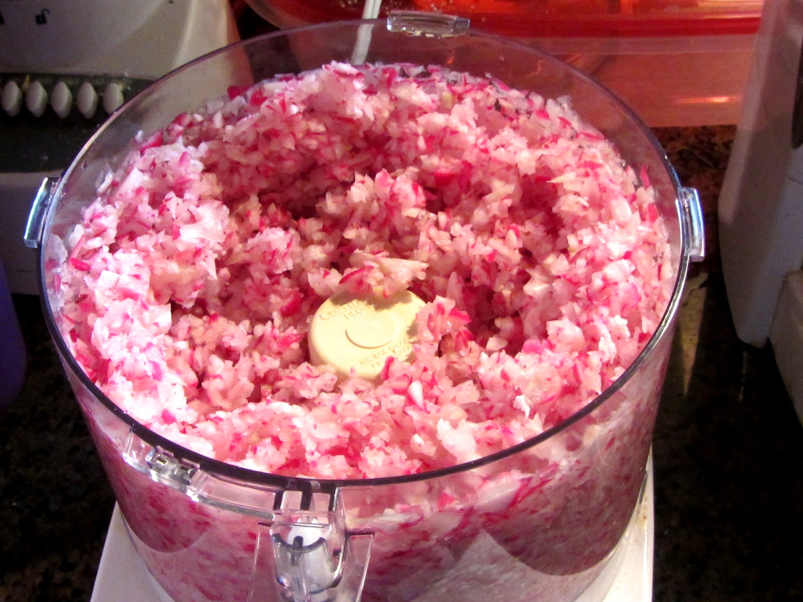 Cappy & Pegody's World: Ray Robin's Rosy Red Radish Relish Recipe