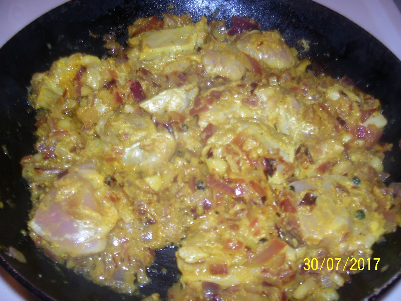 Kitchen With a Purpose: Chicken Tango Mango or Murg Hara Aam