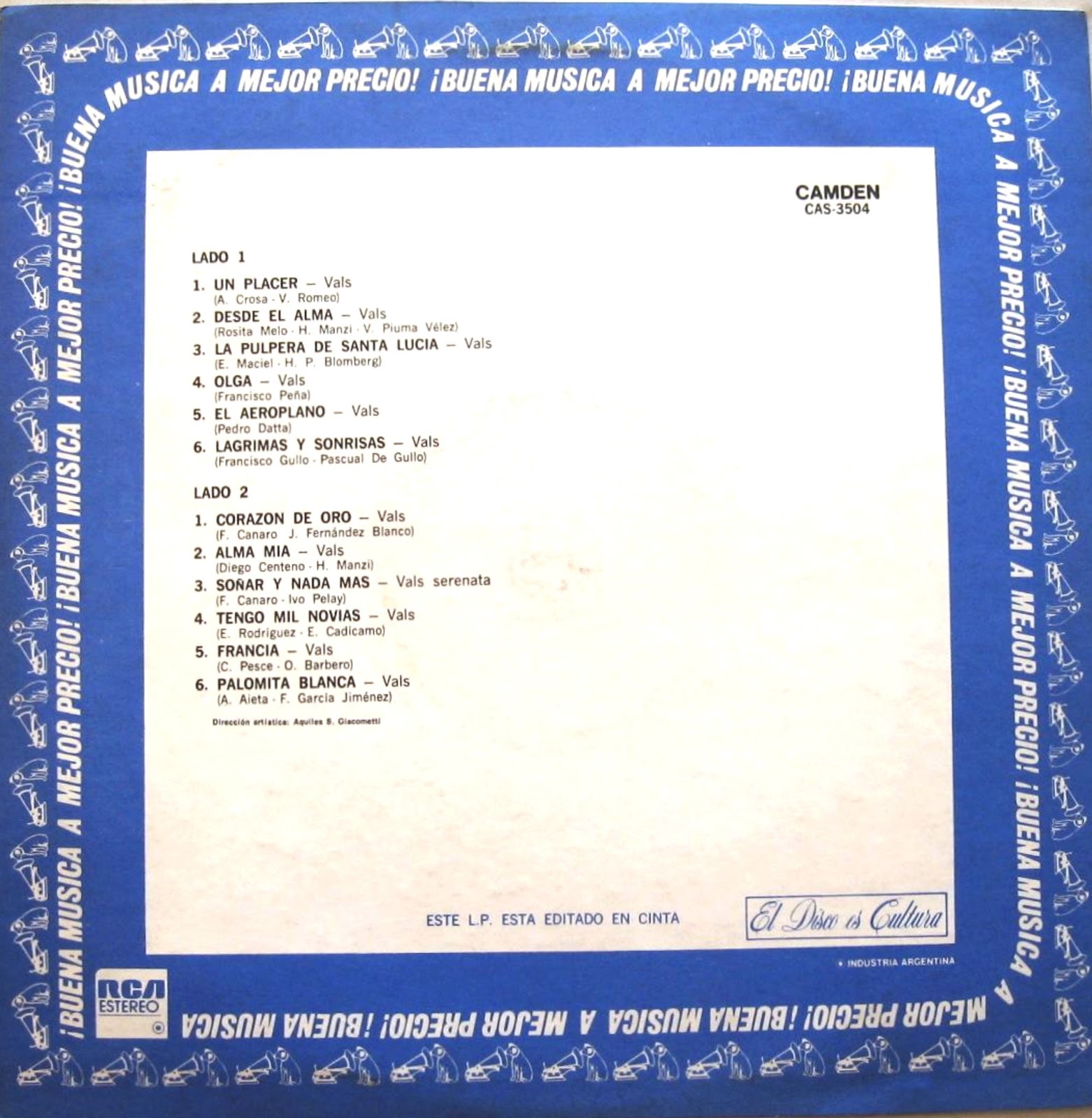 La nova Botica del Aleman.: Tango - Felipe Antonio - Valsecitos de ...