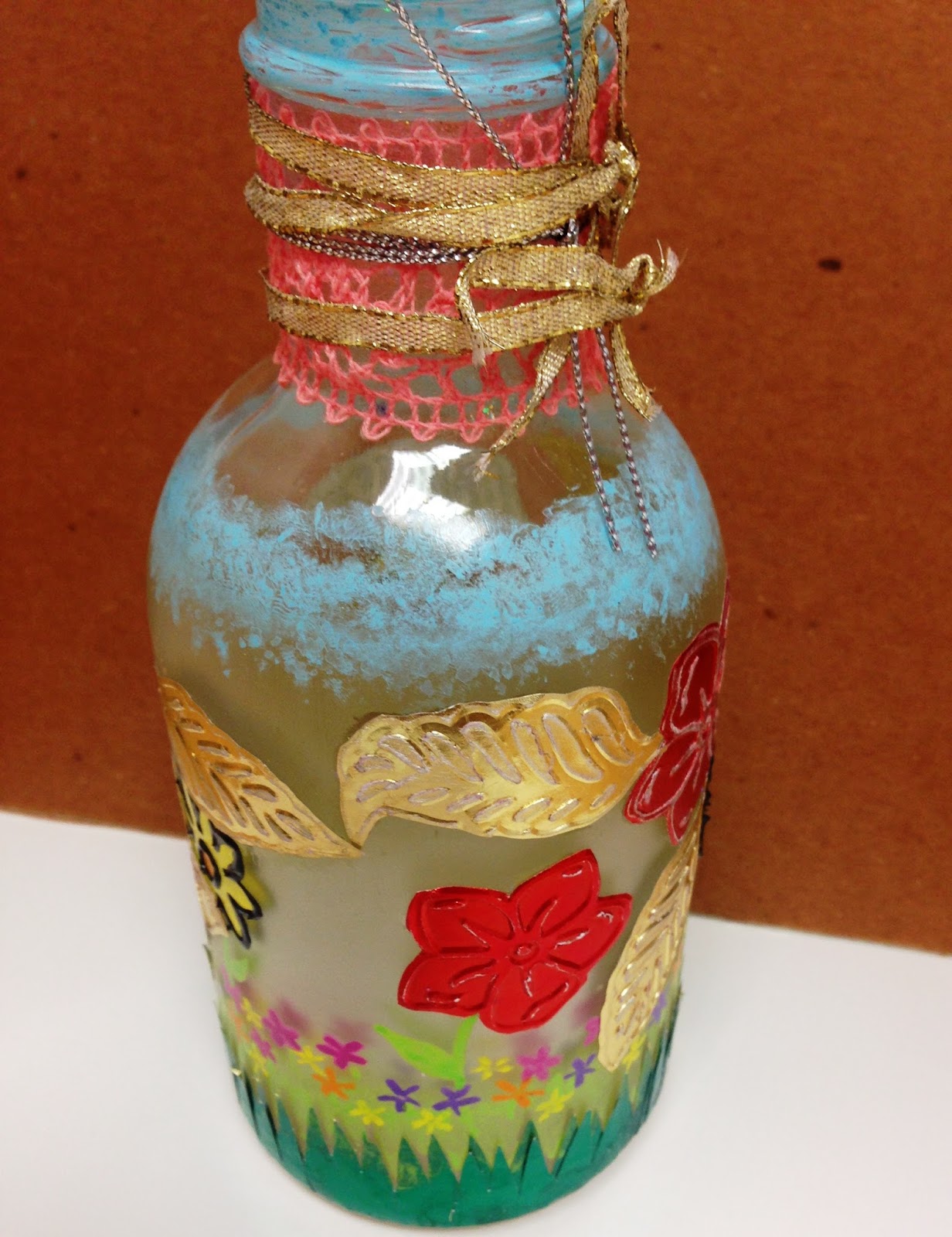 Spring Flowers on a Bottle!