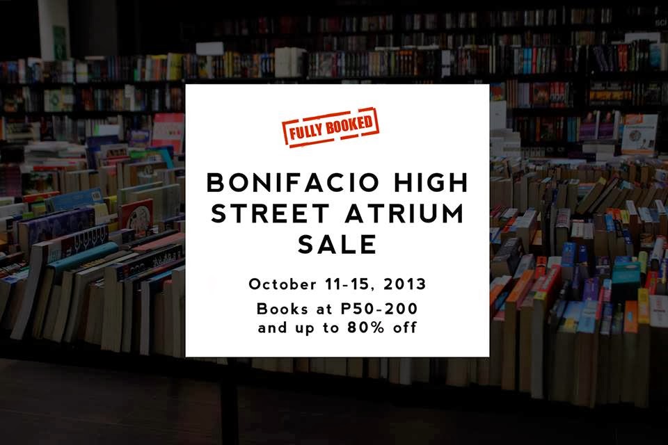Manila Shopper: Fully Booked SALE@BGC: Oct 2013