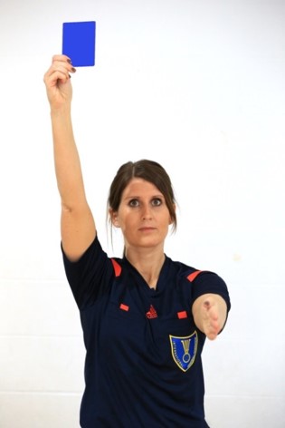 Andebol e Arbitragem: NOVAS REGRAS - Cartão Azul