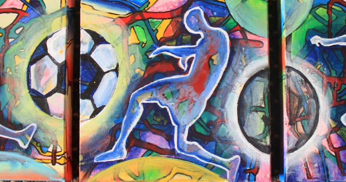 An unending adventure in Art: "FIFA Fever"...an acrylic painting by ...