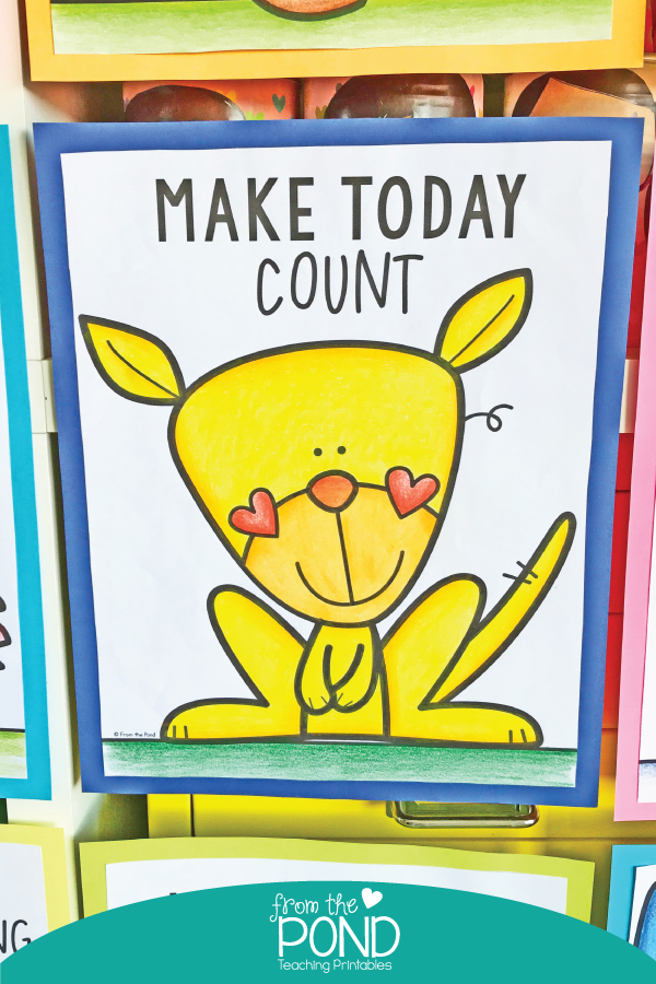 Cute Classroom Posters Set 4 | From the Pond