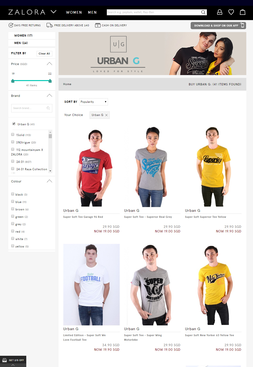 i Models Holdings express Urban-G's fashion on Zalora