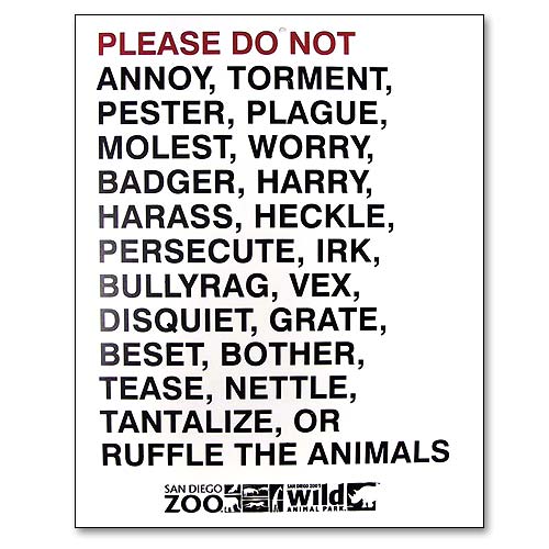 Wildeman's Words: Inappropriate social behaviors