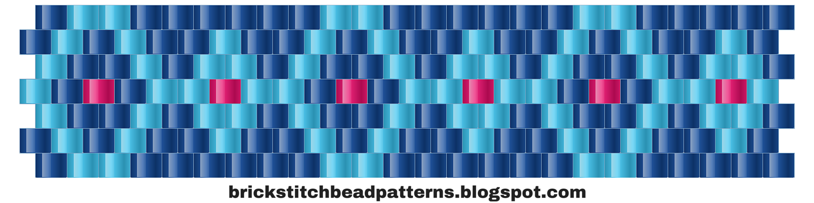 Brick Stitch Bead Patterns Journal: #5 Free Brick Stitch Pony Bead Cuff ...