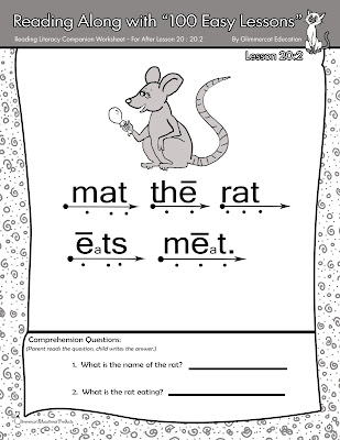 Glimmercat Education: Supplemental Activities for "Teach Your Child to ...