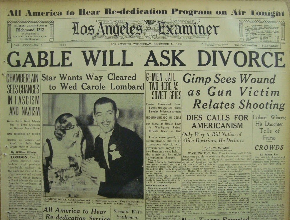 Carole Lombard Clark Gable Wedding