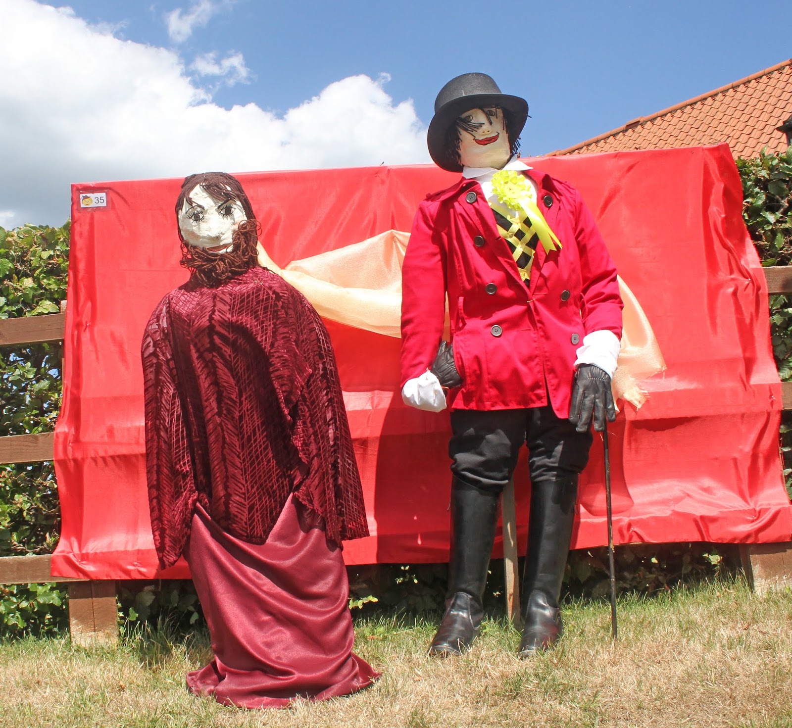 Simon and Karen Spavin: Muston Scarecrow Festival