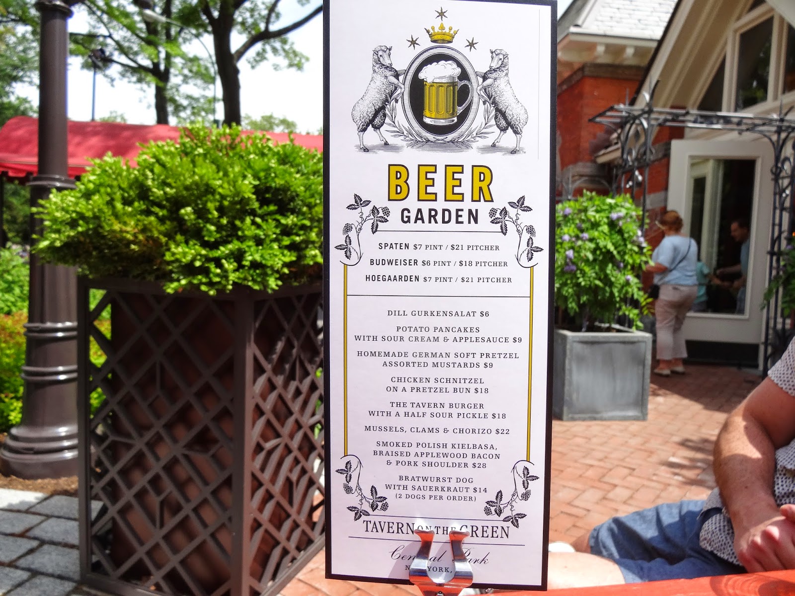 A Walk in the Park: Tavern on the Green's Beer Garden Opens With Free Beer