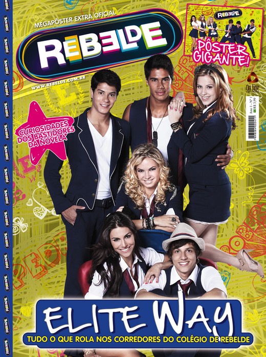 rebelde: Revistas novas do rebelde record