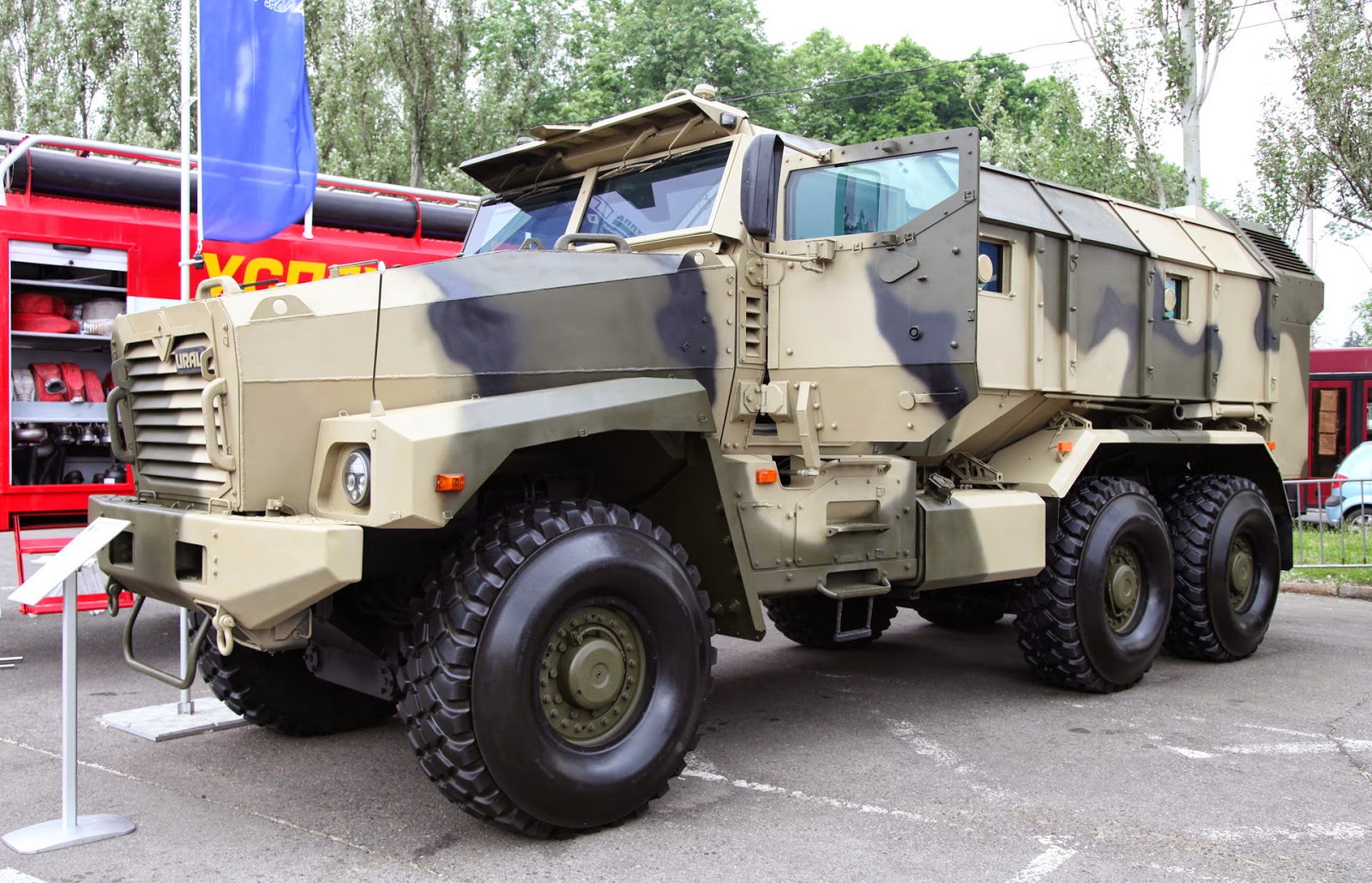 Military Wheeled Fighting Vehicles: Ural Typhoon