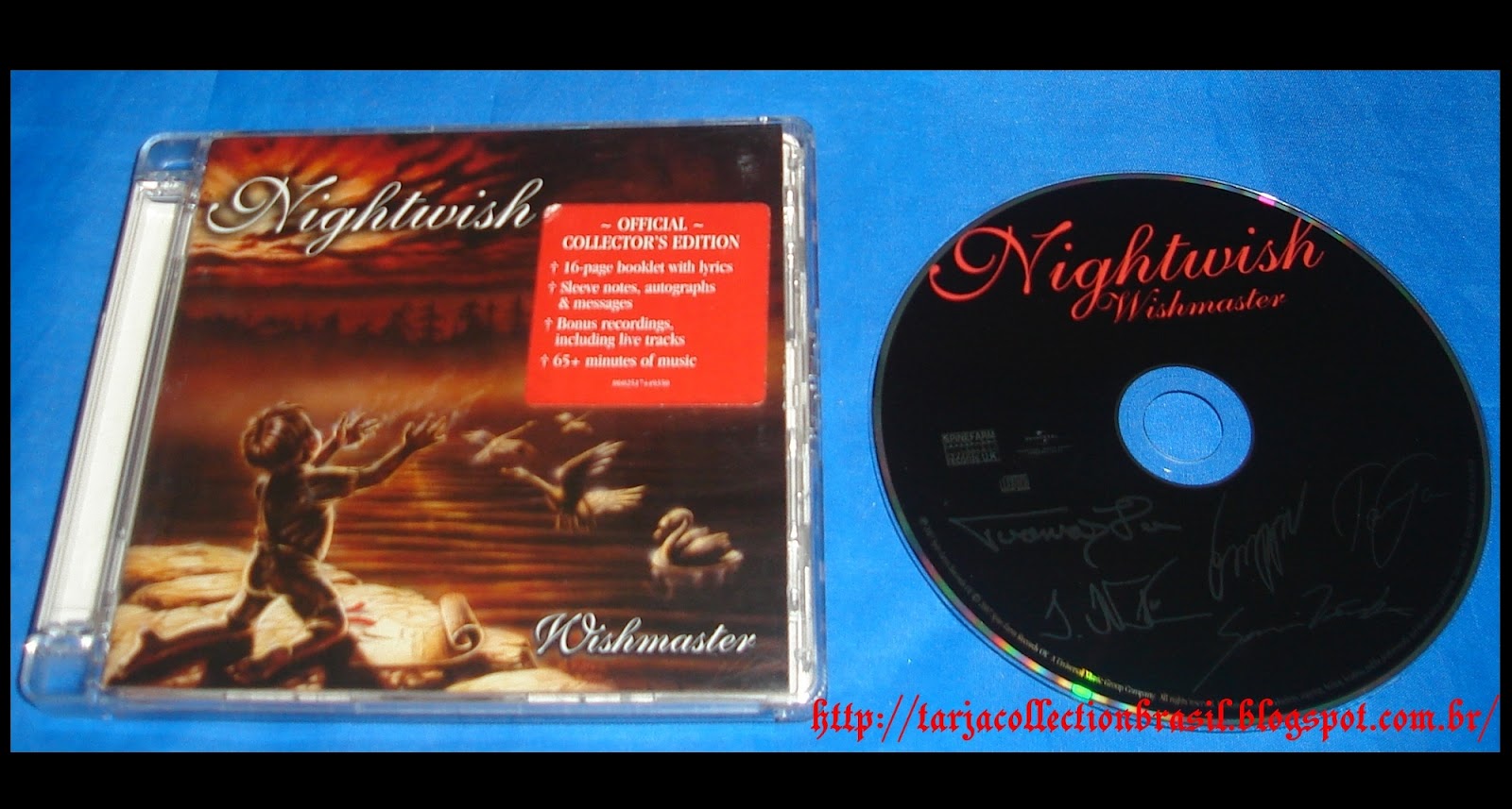 Tarja Collection Brasil: NIGHTWISH - WISHMASTER - OFFICIAL COLLECTOR'S ...